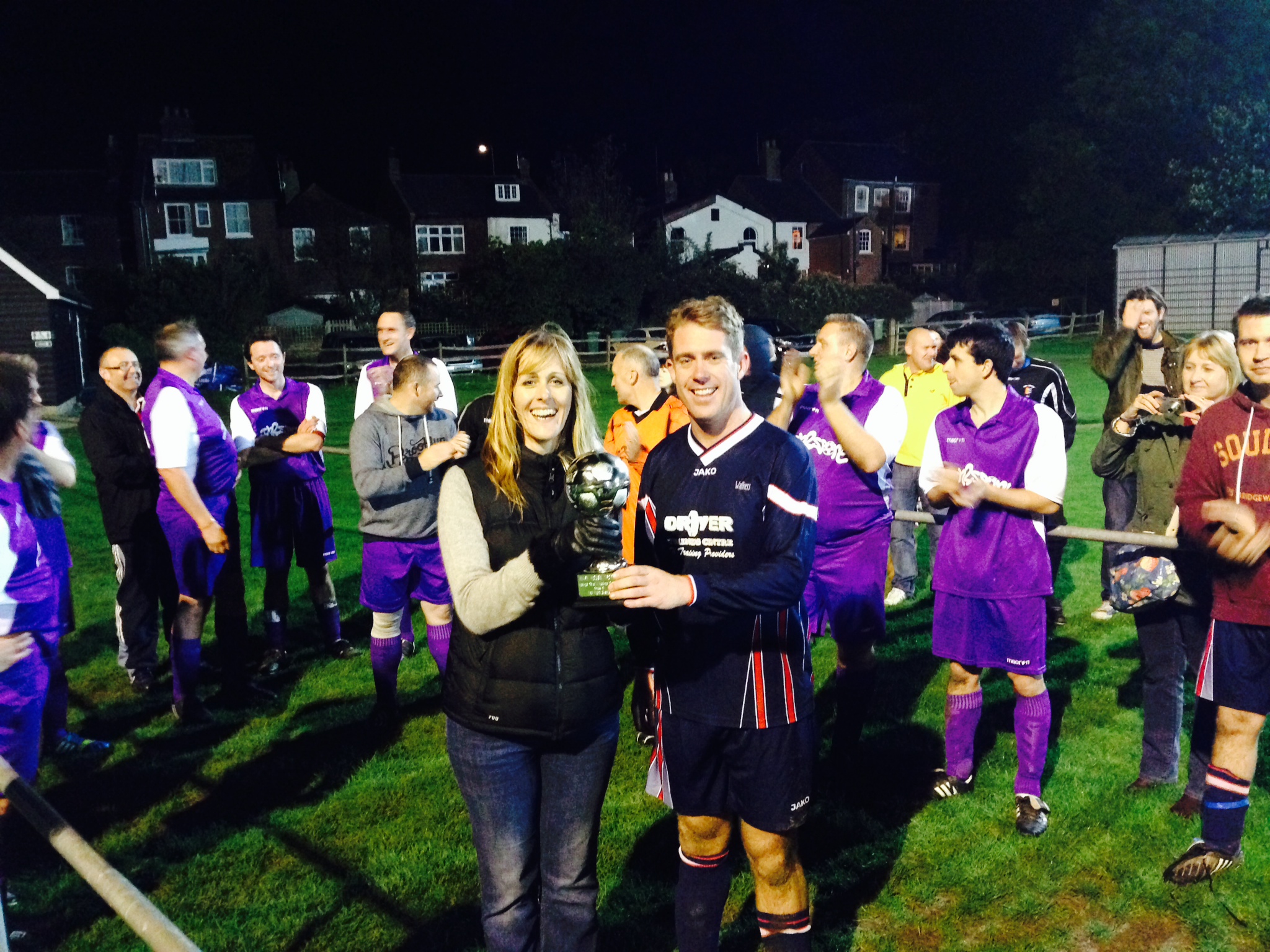 Police Victorious in Charity Football Match